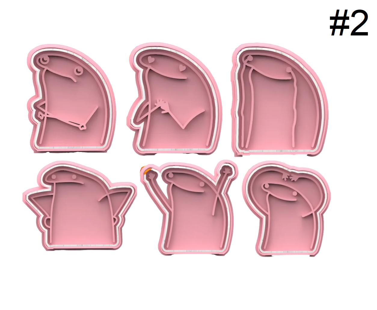 Flork #2 Pack de 6 cortadores – homeprint3d