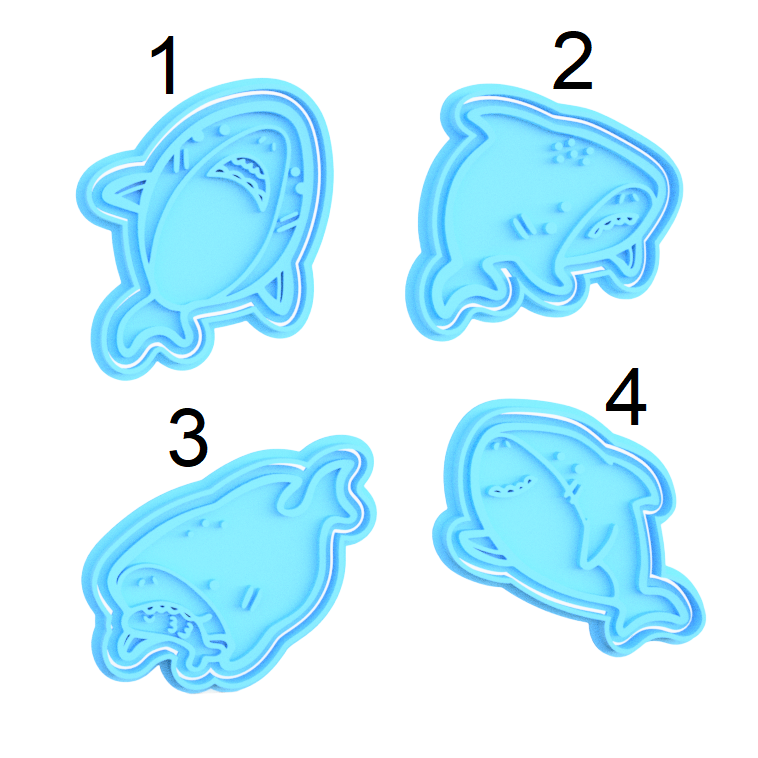 Shark x Unidad de 4 cortadores – homeprint3d