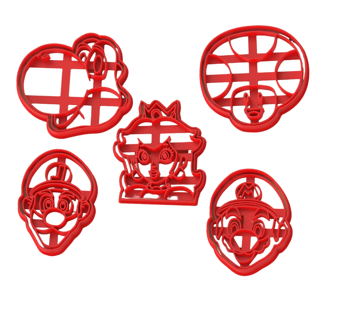 Super Mario Pack de 5 cortadores #3 – homeprint3d
